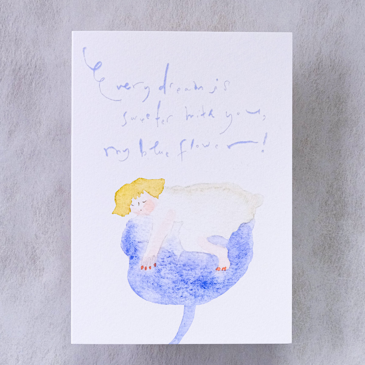 My Blue Flower - Love Card – dodolulu