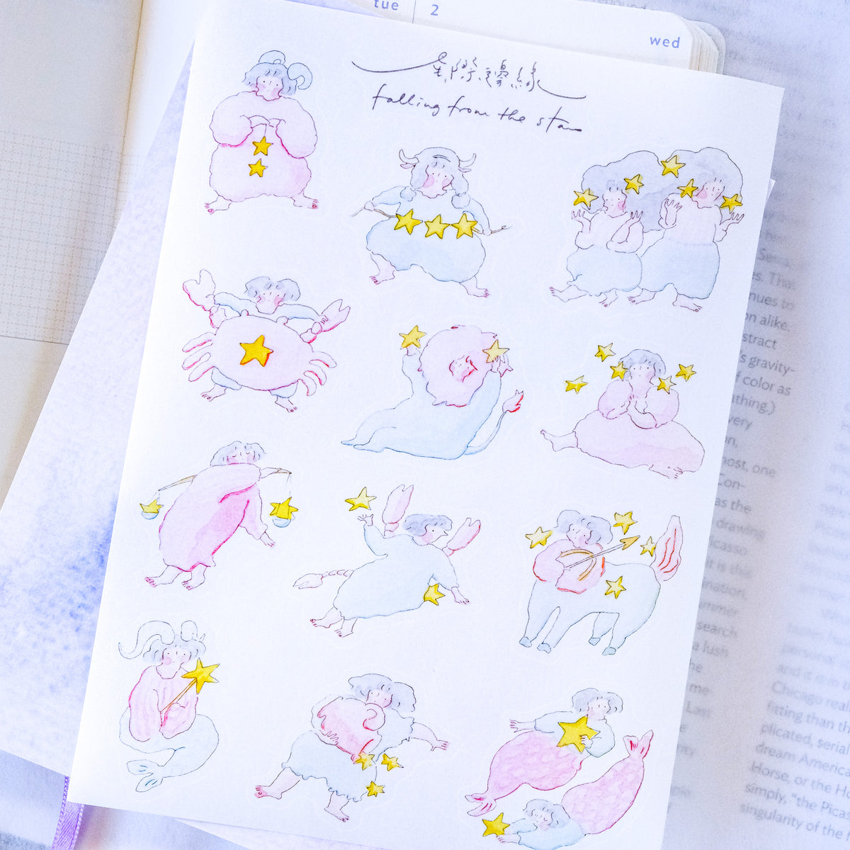 Sticker Sheet - Falling from the Stars – dodolulu