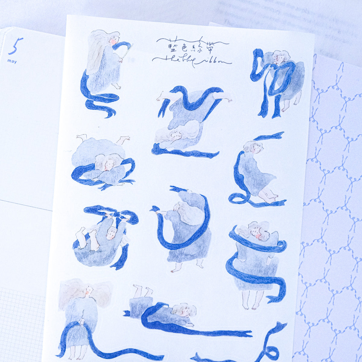 Sticker Sheet - The Blue Ribbon – dodolulu